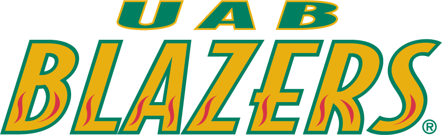 UAB Blazers Logo - Wordmark Logo - NCAA Division I u-z (NCAA u-z ...