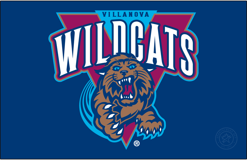 Villanova Wildcats Logo - Primary Dark Logo - NCAA Division I (u-z ...