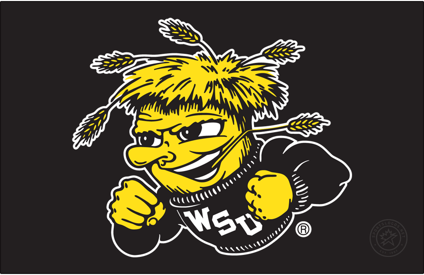 Wichita State Shockers Logo - Alt on Dark Logo - NCAA Division I u-z ...