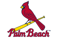 Palm Beach Cardinals Logo - Primary Dark Logo - Florida State League (A ...
