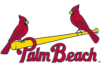 Palm Beach Cardinals Logo - Primary Dark Logo - Florida State League (A ...
