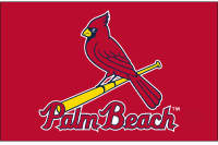 Palm Beach Cardinals Logo - Primary Dark Logo - Florida State League (A ...