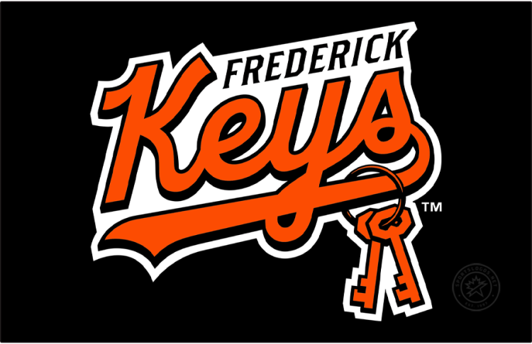 Frederick Keys Logo - Primary Dark Logo - South Atlantic League (High-A ...