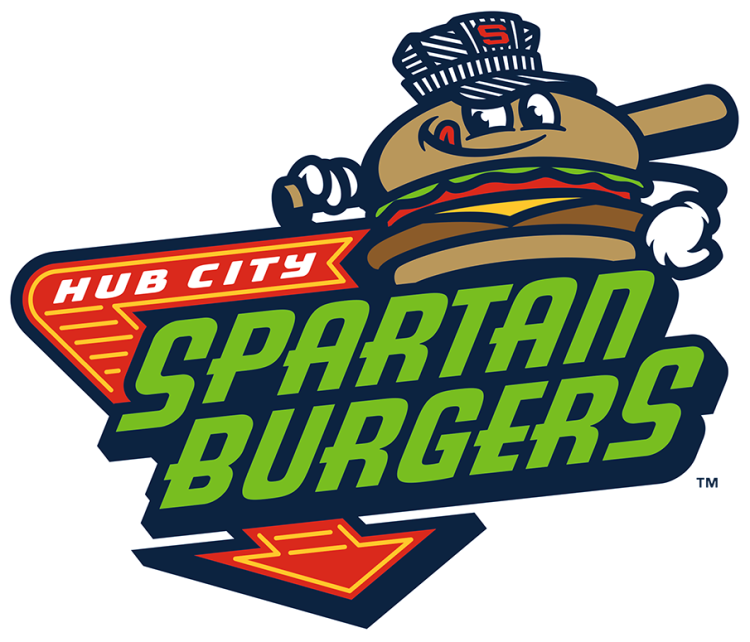 Hub City Spartanburgers Logo - Primary Logo - South Atlantic League ...
